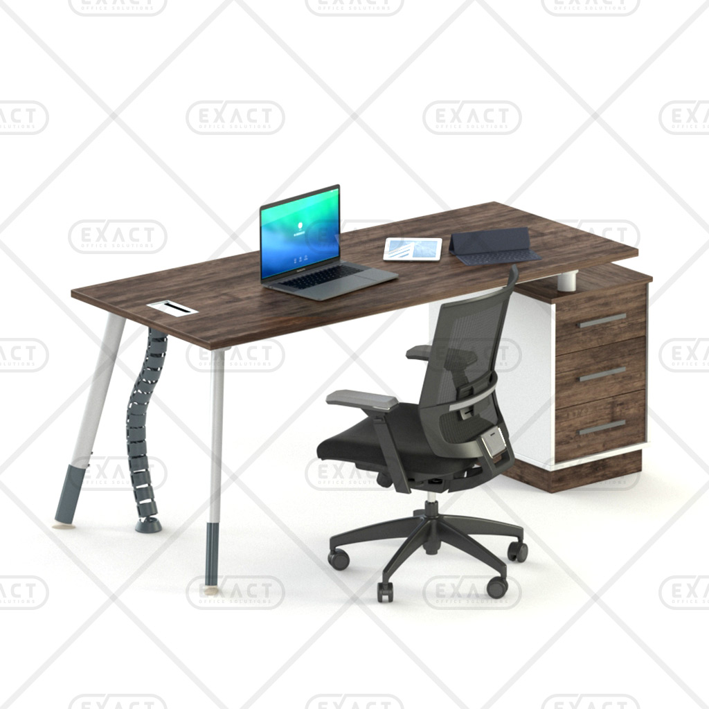 Desk with drawers / MR1.5 – Exact Office Furniture